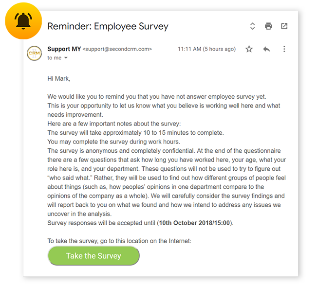 Design And Execute Customer Satisfaction Survey | Second CRM