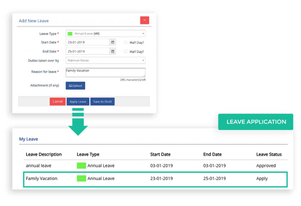 Leave Management System | Online Leave Application | Second CRM